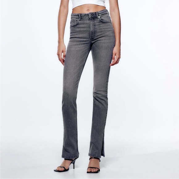 Zara | Jeans | Zara Split Hem Jeans | Poshmark